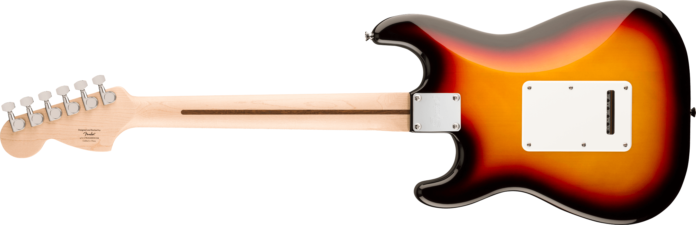 Affinity Series® Stratocaster® Junior HSS, Laurel Fingerboard, White P ...
