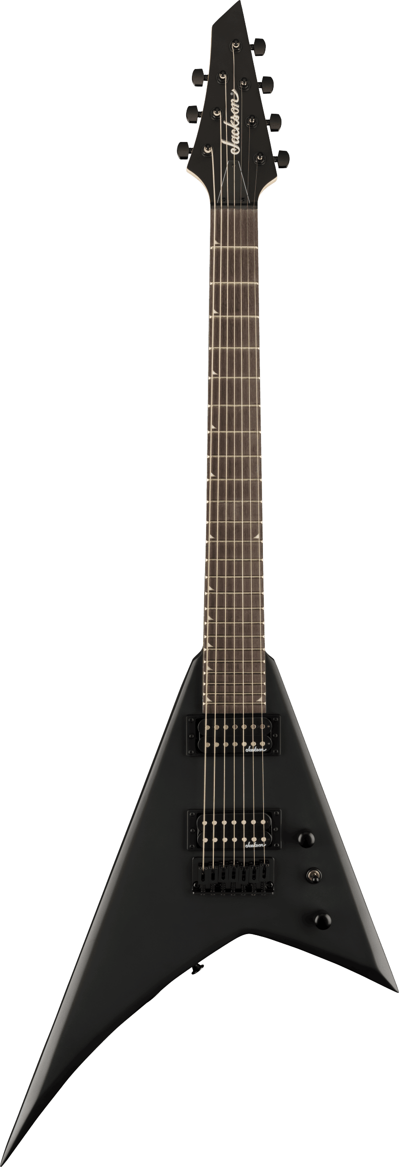 JS Series Rhoads JS22-7 RR HT, Amaranth Fingerboard, Satin Black ...