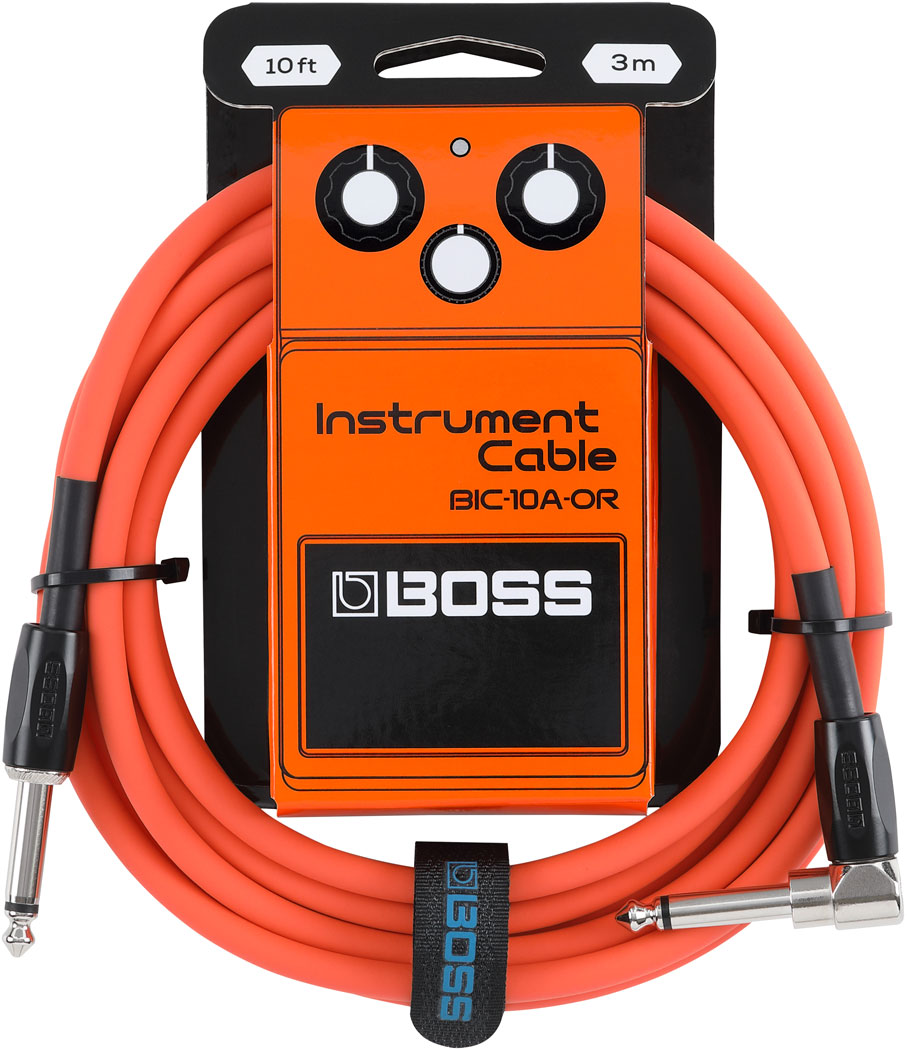 BIC-10A-OR Instrument Cable 10ft/3m AS Orange – Musos Corner