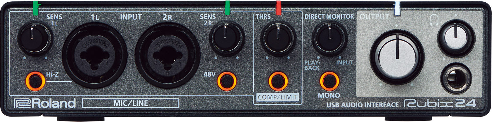 Rubix24 USB Audio Interface 2in/4out with MIDI – Musos Corner